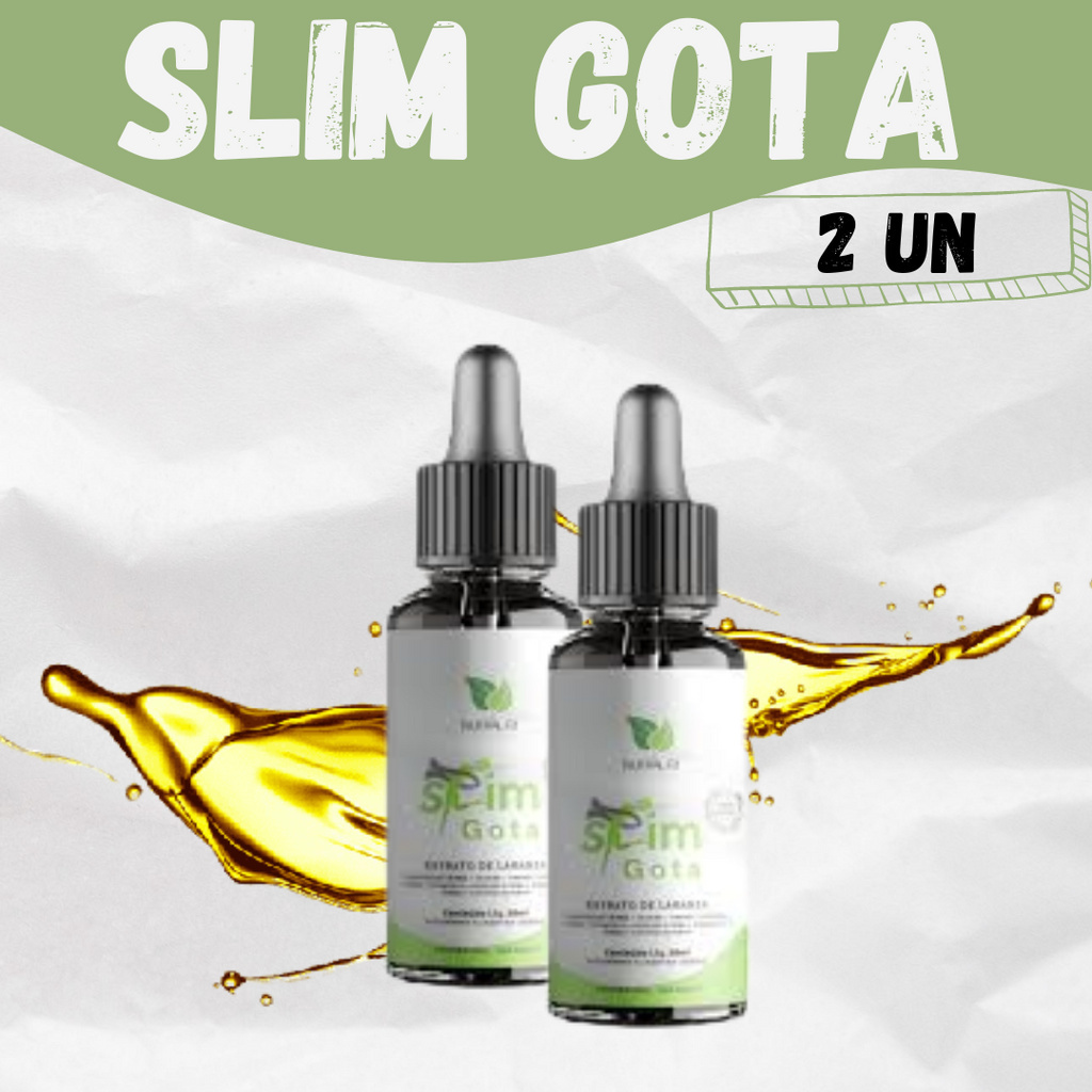Big Oferta Kit 2 Frascos Slim Gota Super Potente Oficial | Shopee Brasil