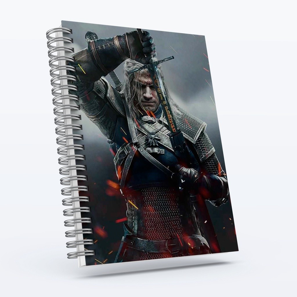 Caderno The Witcher com brinde especial - Capa dura, alta qualidade de ...