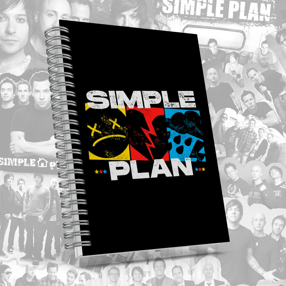 Caderno Simple Plan - Capa dura, tamanhos A5 ou A6. | Shopee Brasil