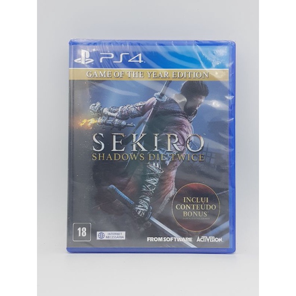 Sekiro PS4 (NOVO) MÍDIA FÍSICA | Shopee Brasil