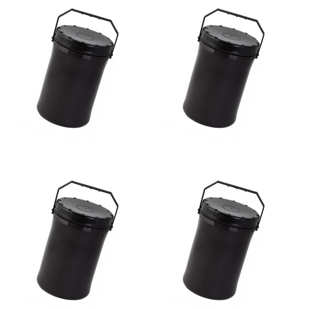 Potes de plastico para conservas 2500ml - Caixa Com 4 Potes - Potes DED ...
