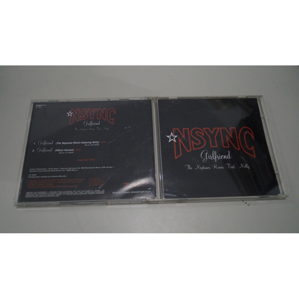 cd nsync - girlfriend the neptunes remix feat. Nelly | Shopee Brasil