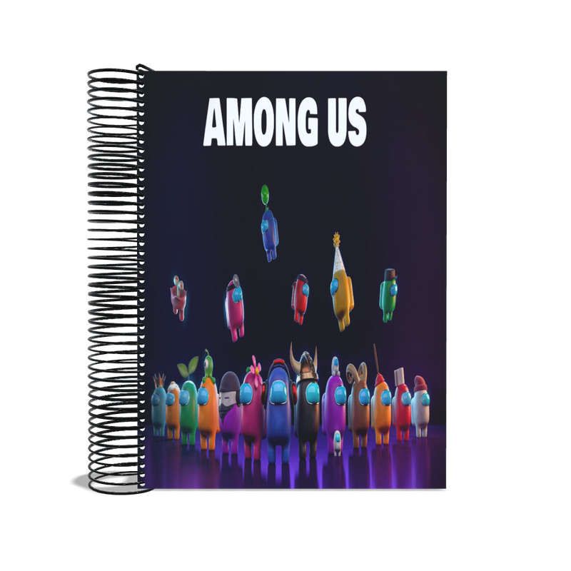 Caderno Personalizada Among Us Capa Dura 1 materia | Shopee Brasil