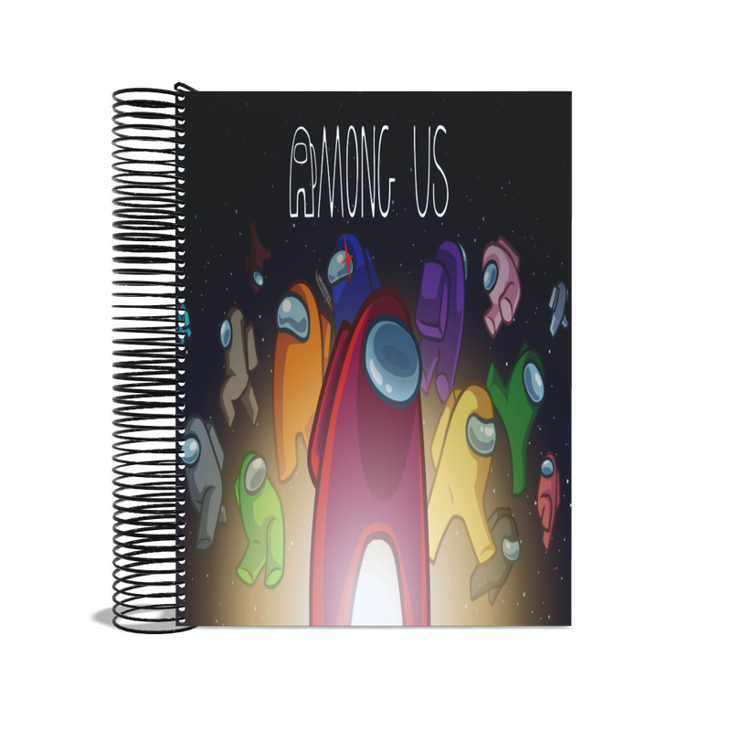 Caderno Personalizado Among Us Capa Dura 20 materias | Shopee Brasil