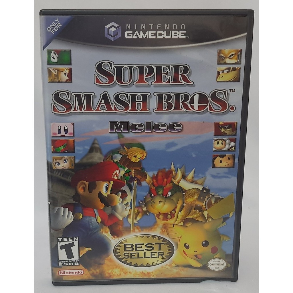 Super Smash Bros Melee - Nintendo Gamecube | Shopee Brasil