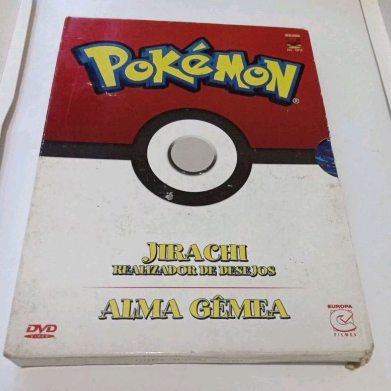 DVD duplo Pokémon box Jirachi & Alma Gêmea | Shopee Brasil