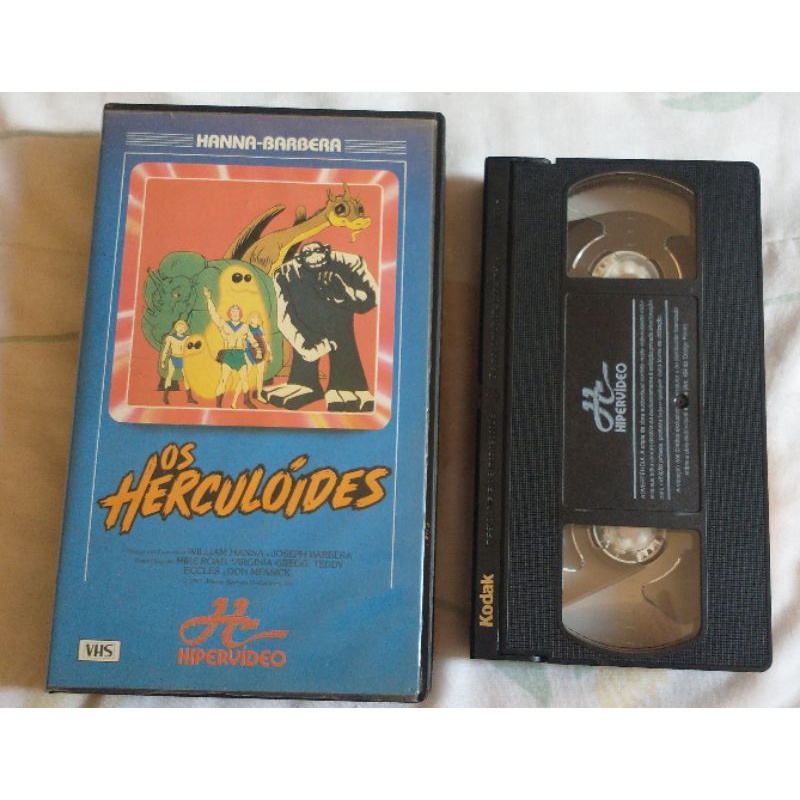 VHS Os Herculoides - Hanna Barbera | Shopee Brasil