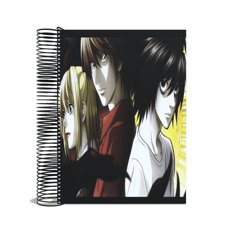 Caderno Death Note 10 materias 200 folhas Capa Dura | Shopee Brasil