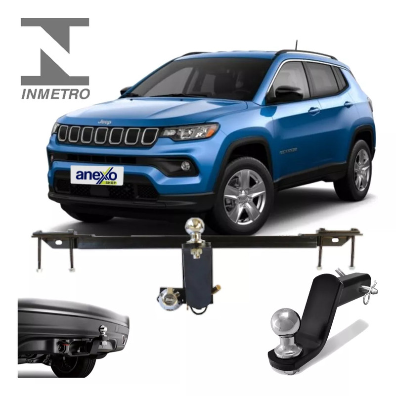 Engate Reboque Removível Compass TD 4X4/TD 350 2021 2022 2024 (exceto ...