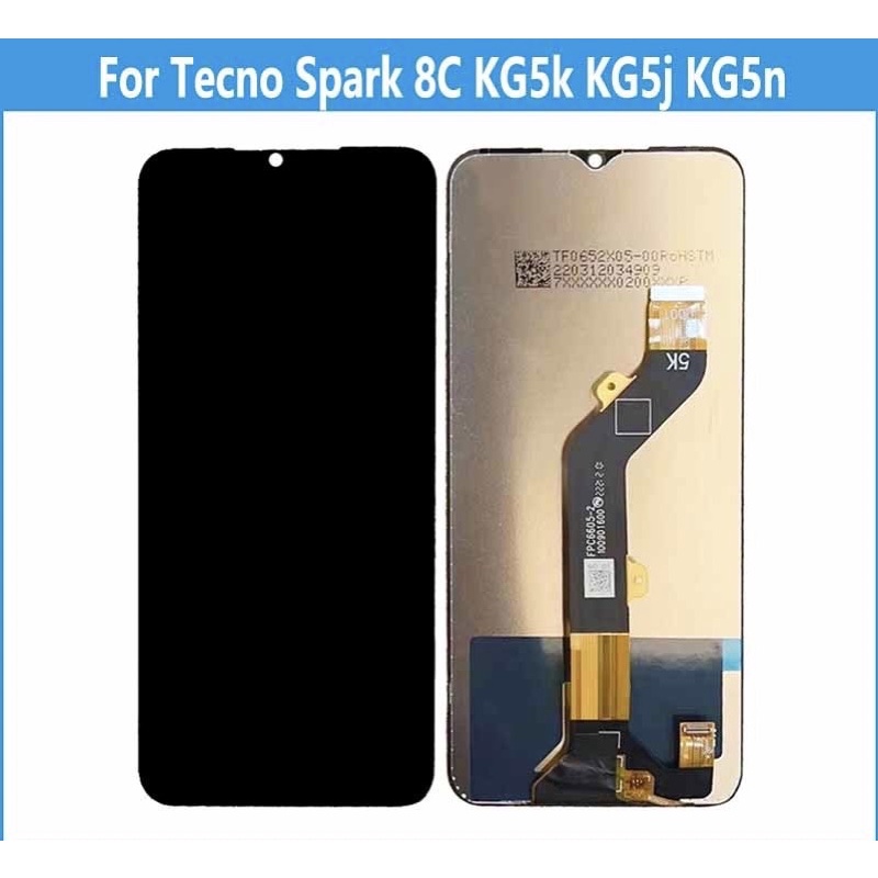 Tela Touch Display Lcd Tecno Spark 8C / Spark 8T / Spark 8 Plus | Shopee Brasil