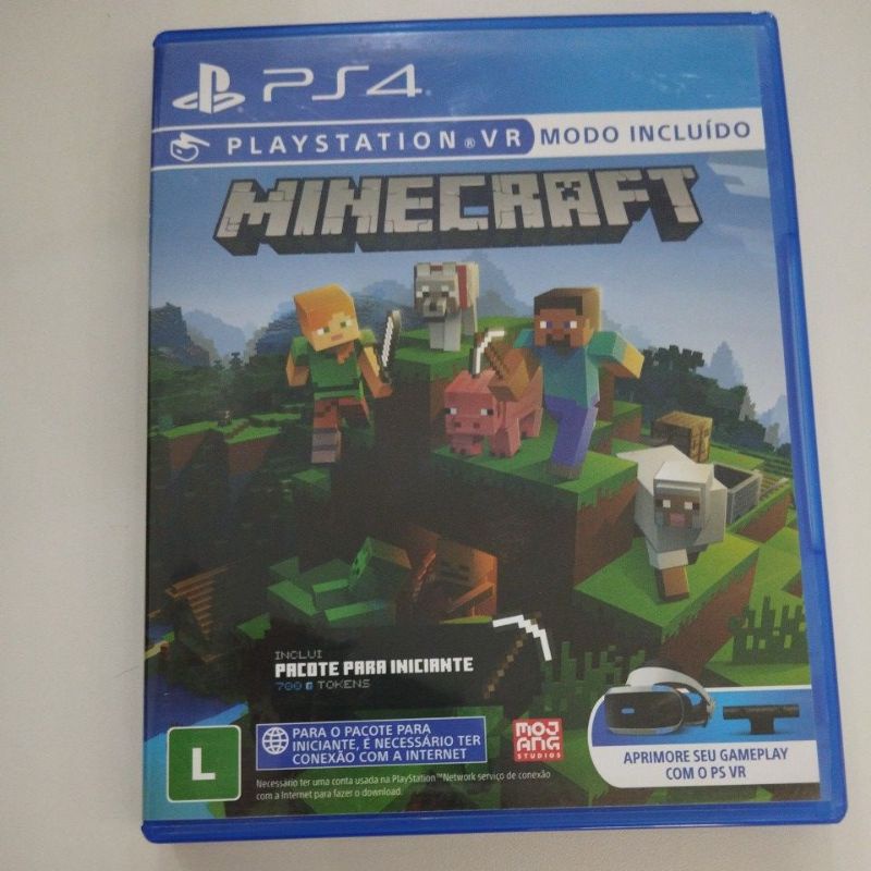 Minecraft ps4 mídia física original | Shopee Brasil