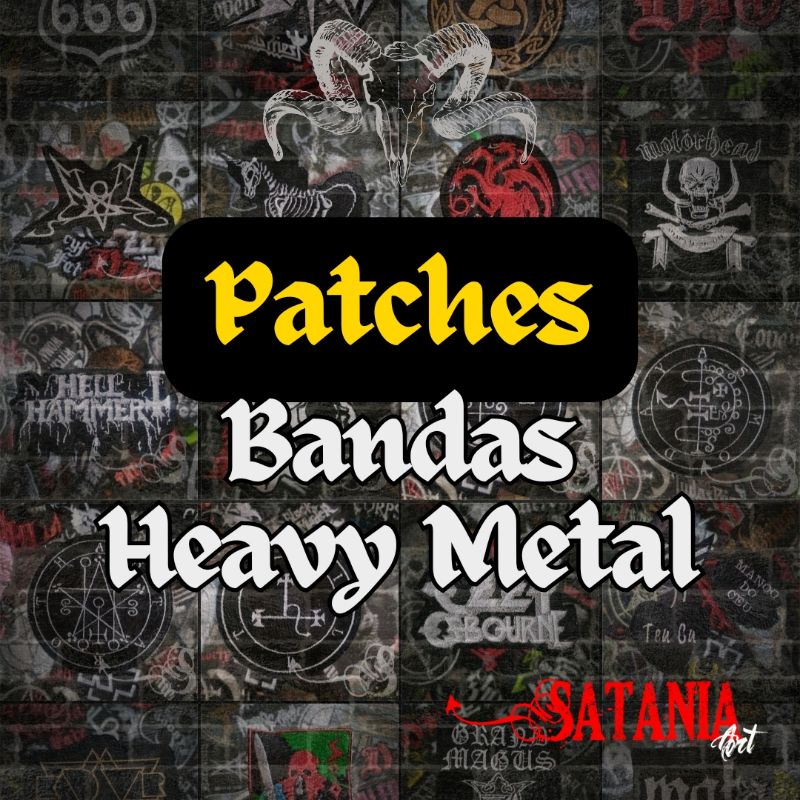 Patch Heavy Metal | Shopee Brasil
