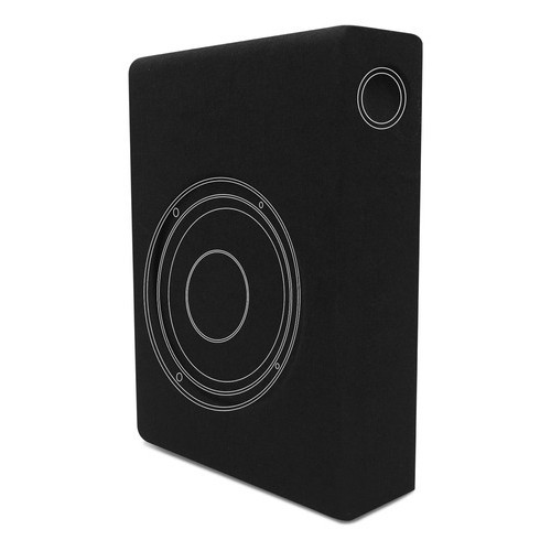 Caixa de Som Dutada Slim Passiva para Alto Falante 8 Pol 1 Duto 7,3 Litros Carpete Preto Shutt ...