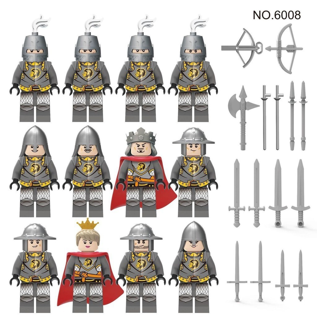 Compatível com o Antigo Soldado Medieval Romano Lego Cavalaria Medieval ...