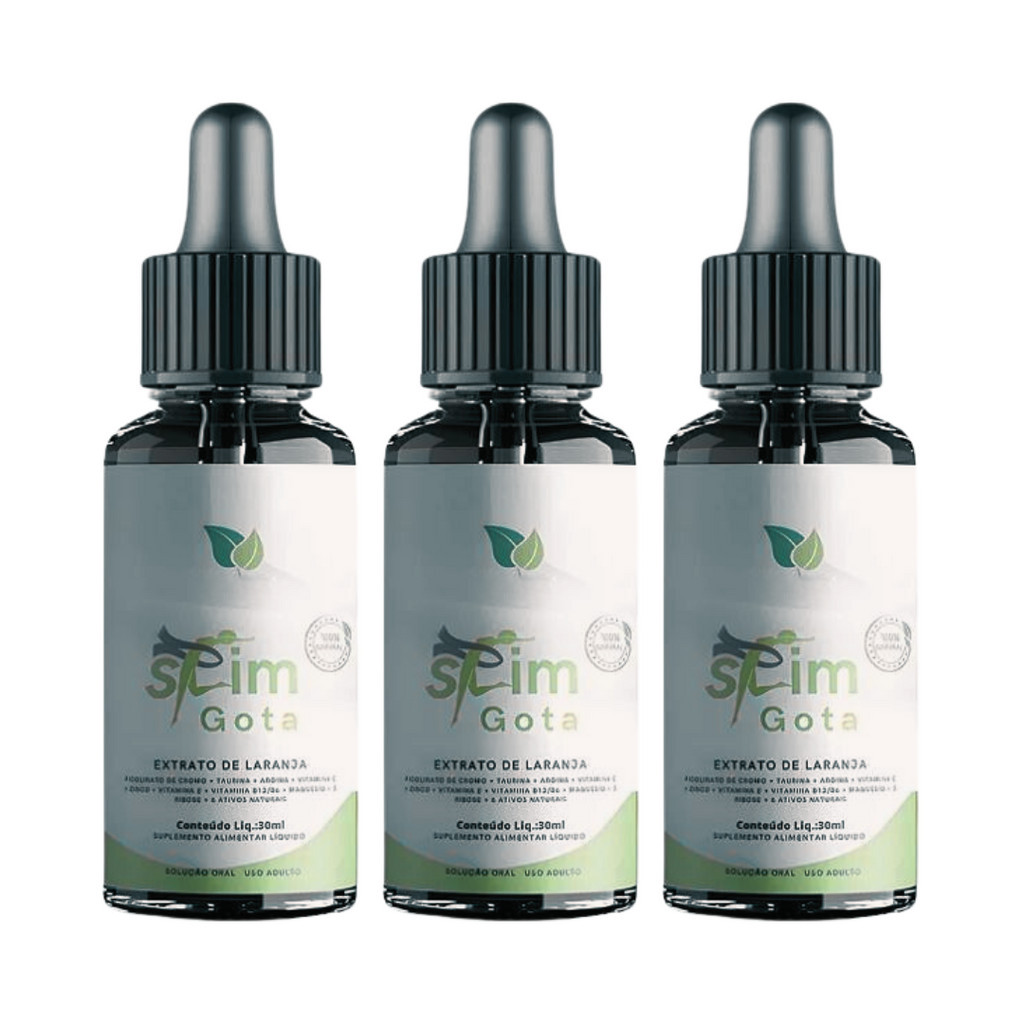 3 unidades slim gota original 30 ml | Shopee Brasil