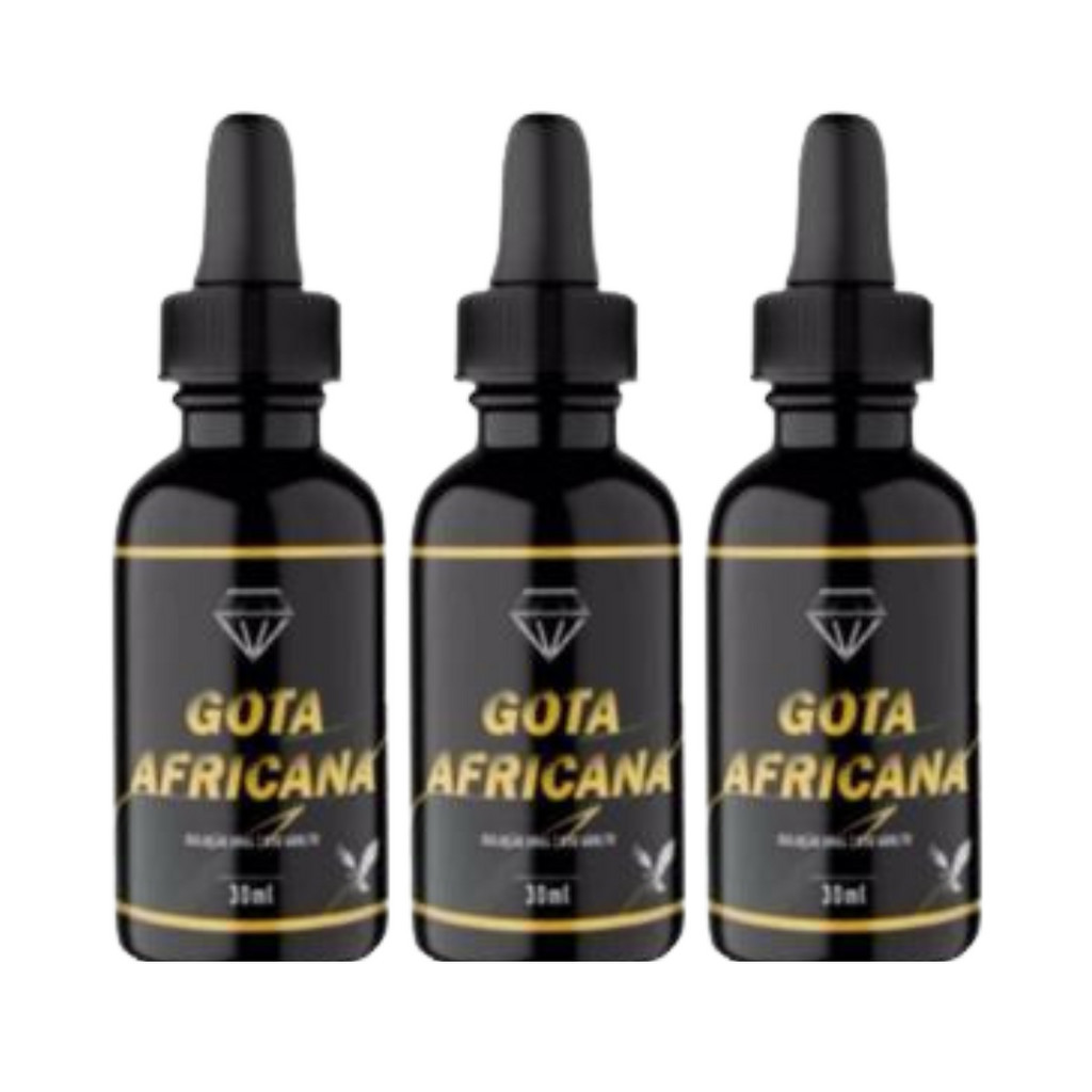 3 unidades gota africana original 30 ml oferta | Shopee Brasil