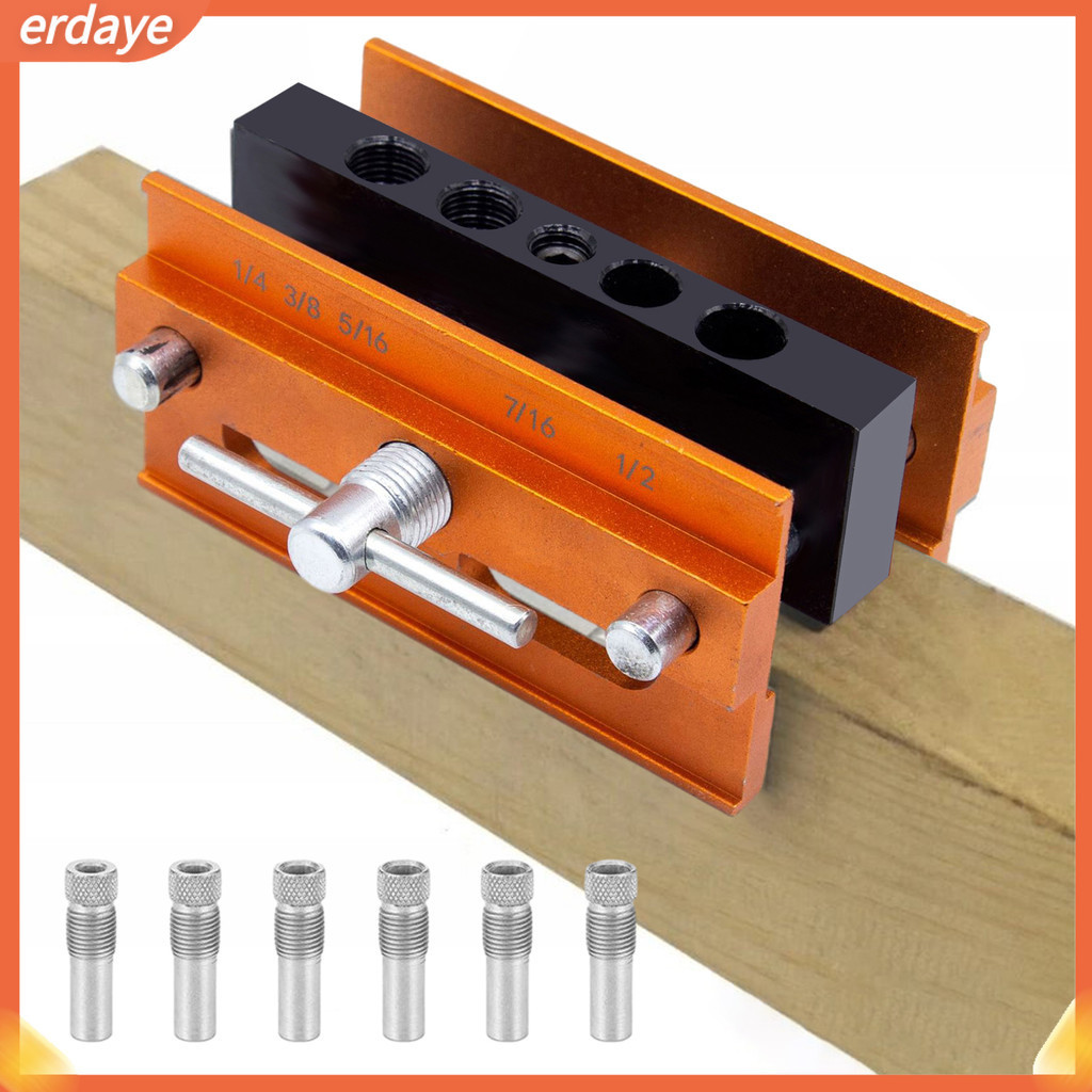 Precision Machining Dowel Jig Adjustable Woodworking Doweling with 6 ...