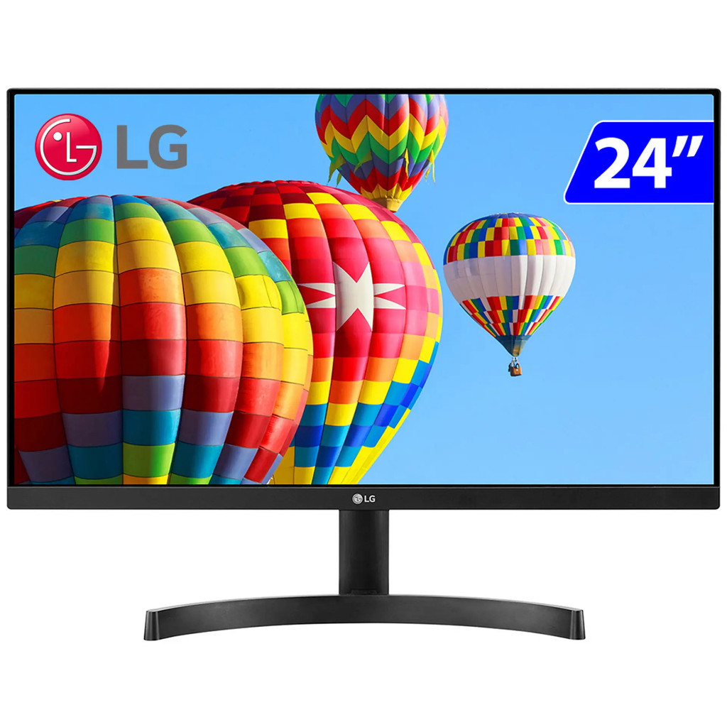 Monitor Gamer LG LED 24" IPS Full HD HDMI 75Hz 1ms 24ML600M - Preto ...