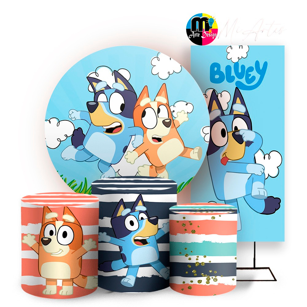 Kit Capa Painel Bluey Redondo 150x150cm / Trio Cilindros / Romano ...