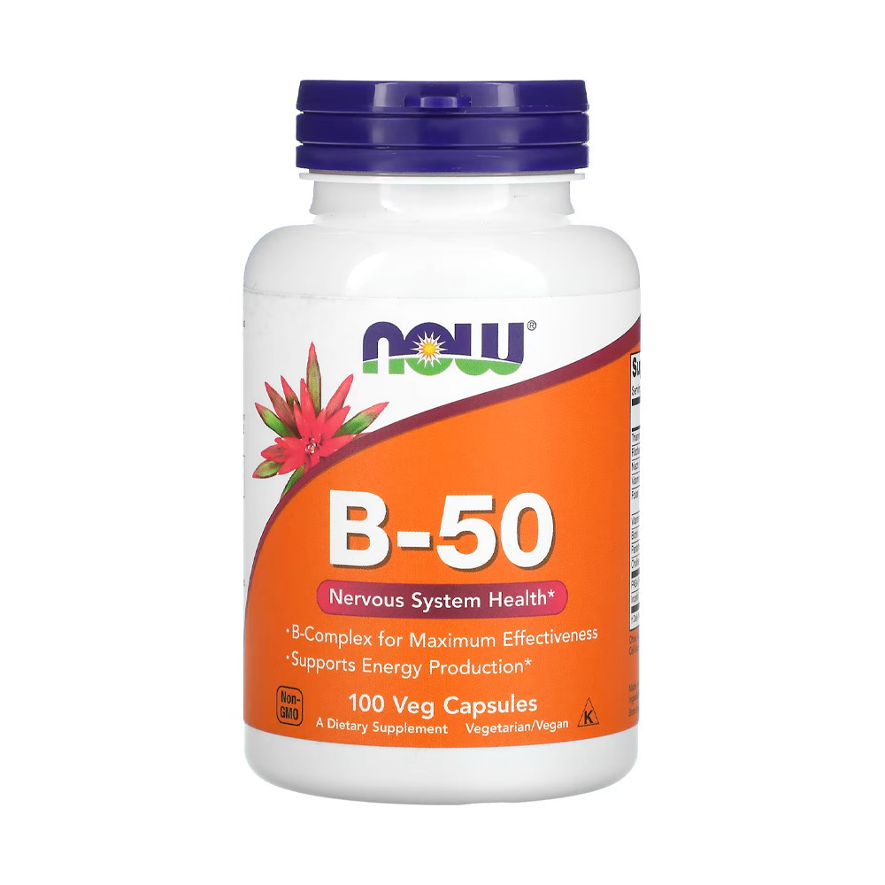 Vitamina B-50 Now Foods 100 Tablets Importado | Shopee Brasil