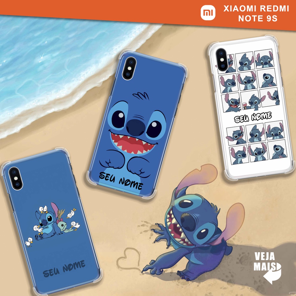 Capa Capinha - Xiaomi Redmi Note 9S - Stitch Personalizado | Shopee Brasil