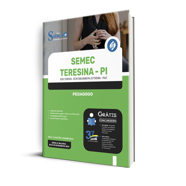Apostila SEMEC Teresina - PI 2024 - Pedagogo | Shopee Brasil