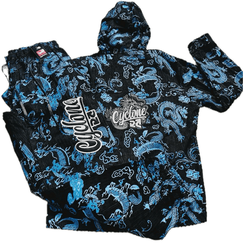 Kit Cyclone Jaqueta e Calça de Veludo Preta Dragão Cyclonado | Shopee ...