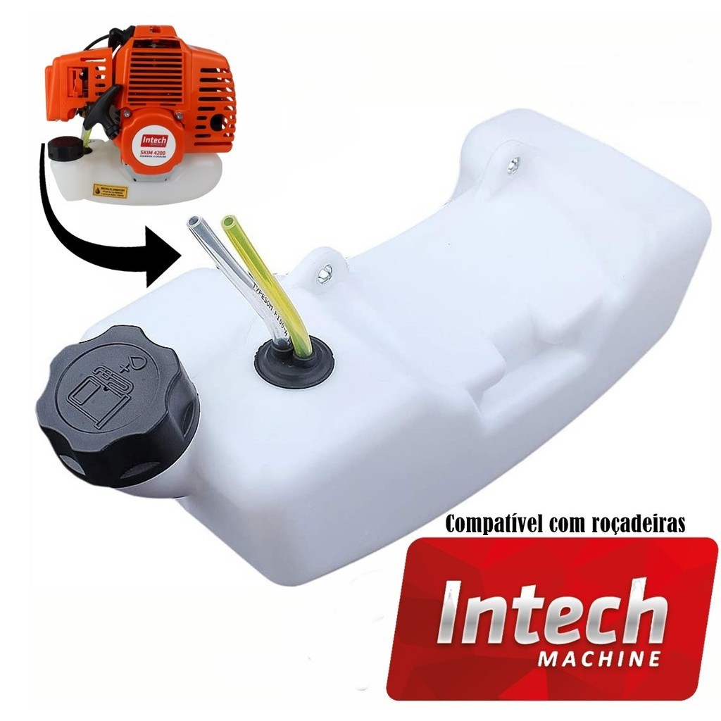 Tanque Combustível Para Roçadeira Skim 4300 / 4200 /5500 Intech Machine ...