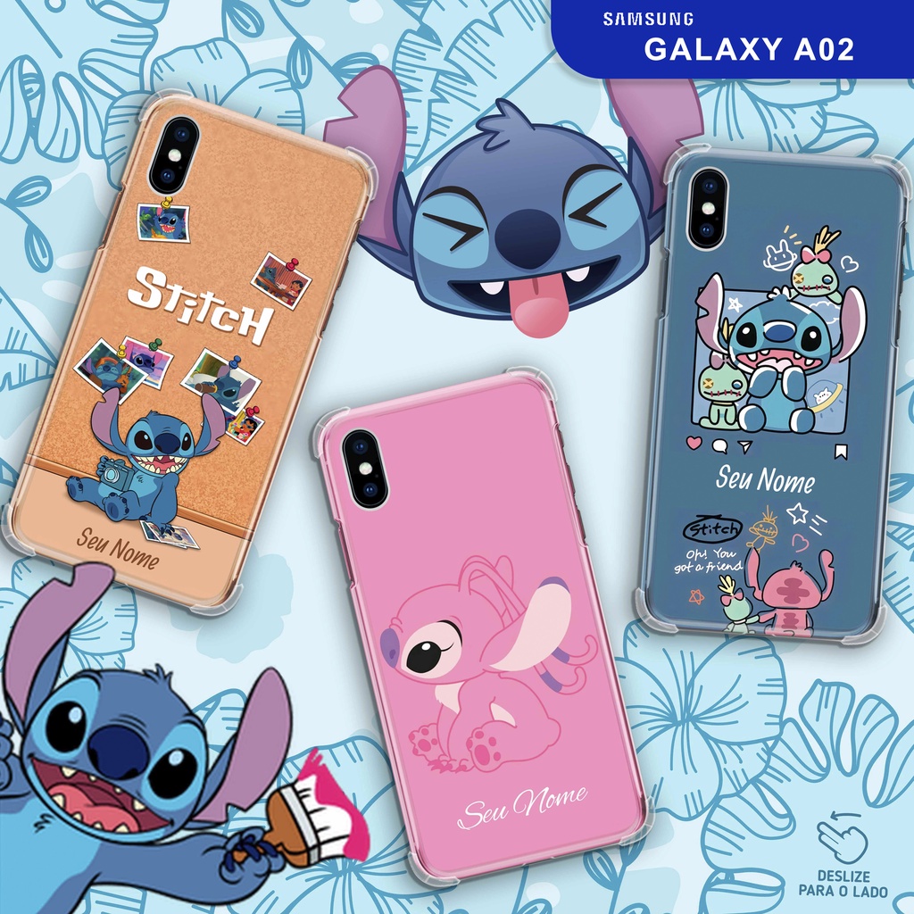 Capa Capinha - Samsung Galaxy A02 - Stich Ohana Personalizado | Shopee ...