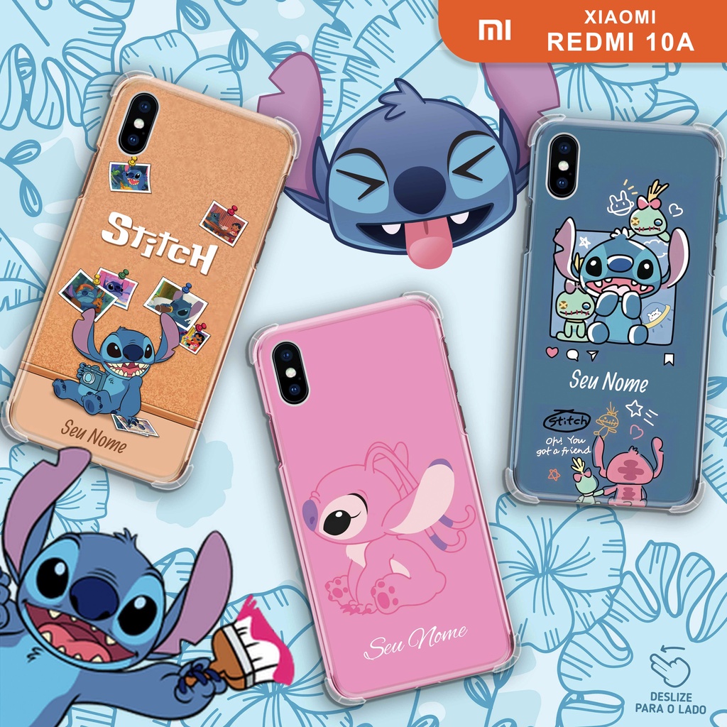 Capa Capinha - Xiaomi Redmi 10A - Stich Ohana Personalizado | Shopee Brasil