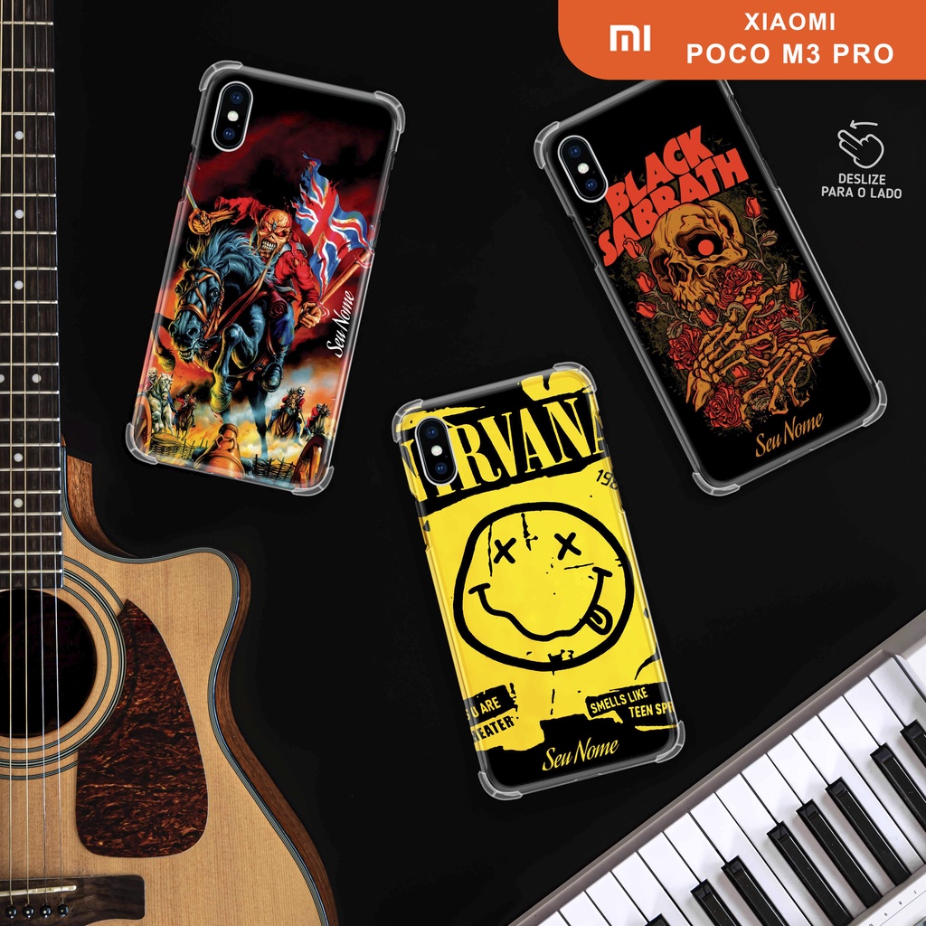 Capa Capinha - Xiaomi Poco M3 Pro - Rock and Roll Personalizado ...
