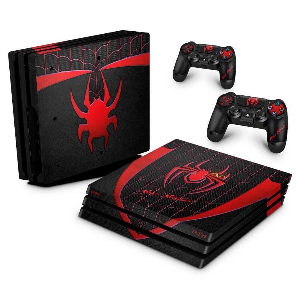Skin PS4 Pro Adesivo Spider Man Miles Morales Shopee Brasil