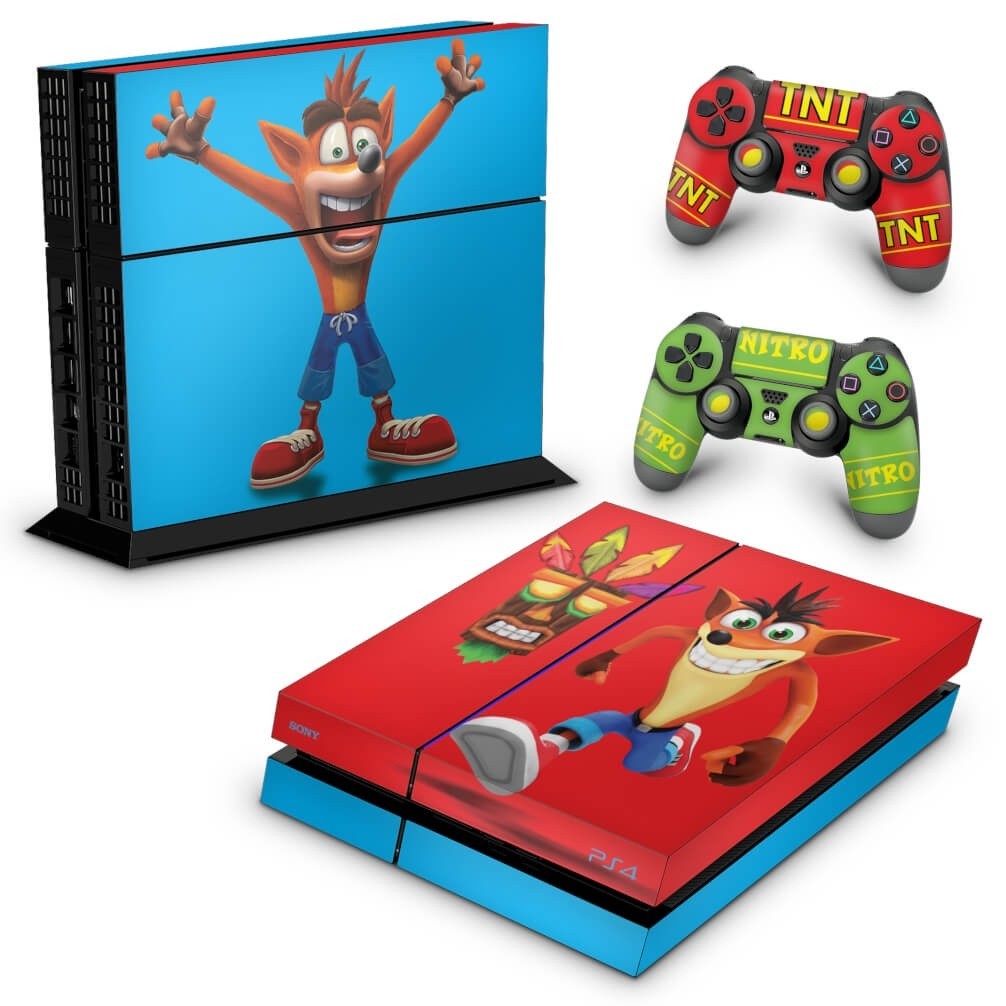 Skin PS4 Fat Adesivo - Crash Bandicoot | Shopee Brasil