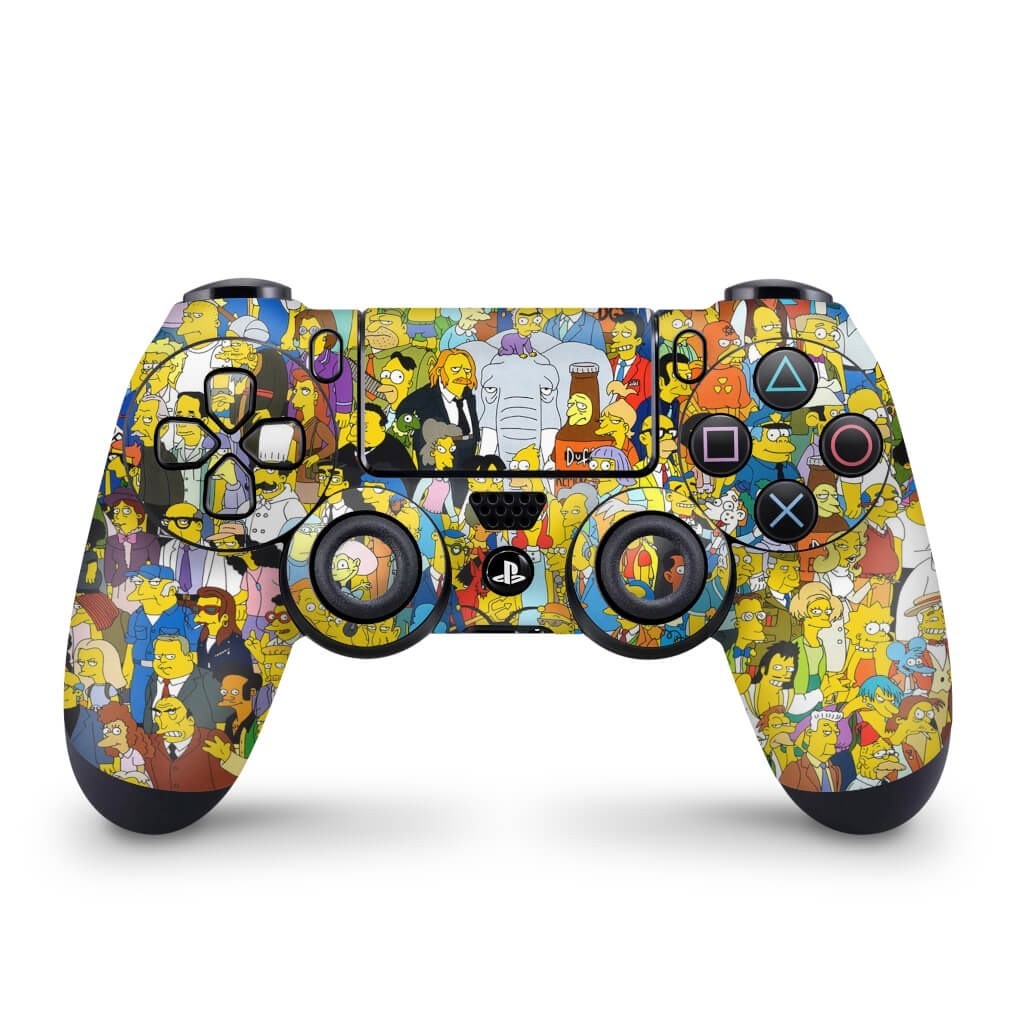 Skin PS4 Controle Adesivo - The Simpsons | Shopee Brasil