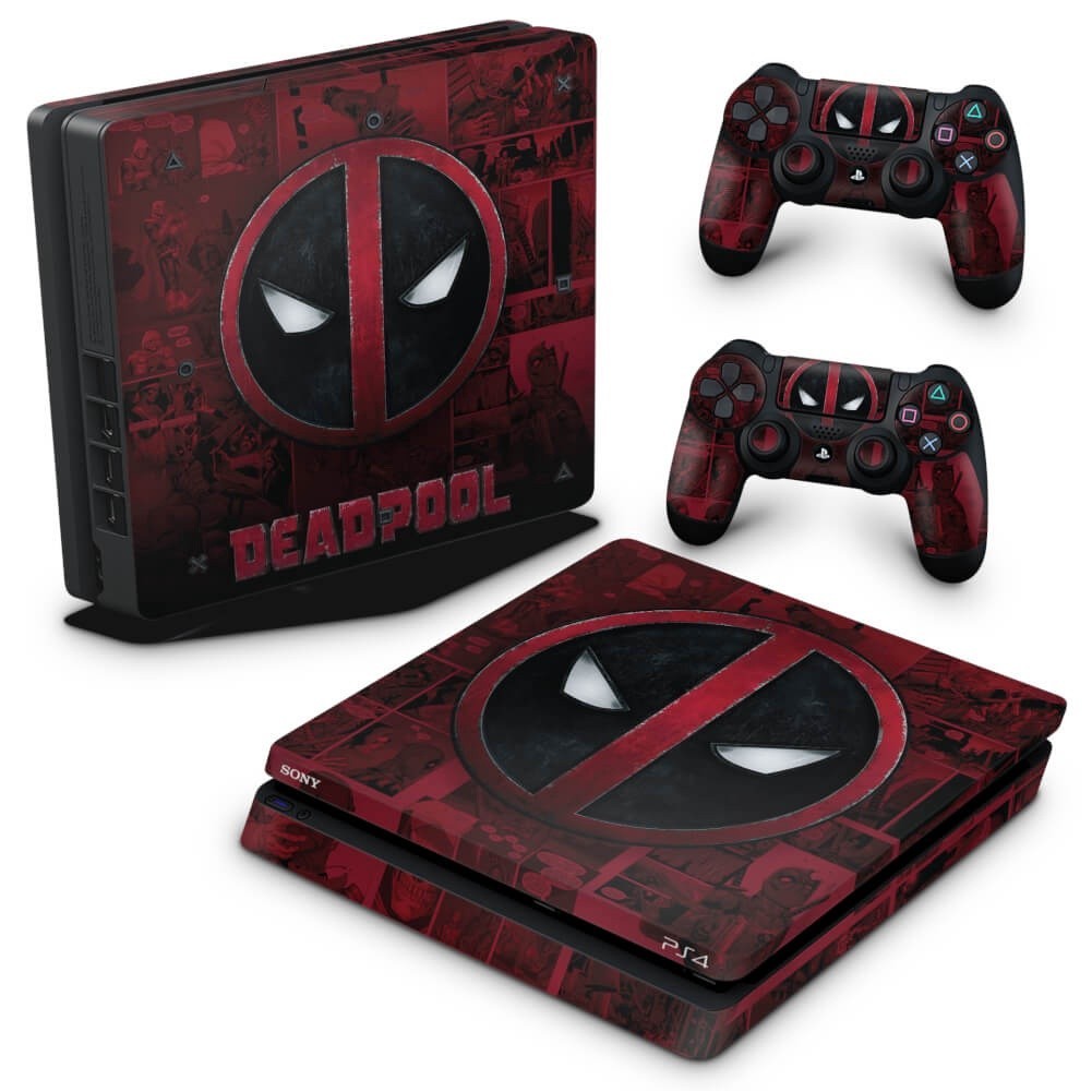 Skin PS4 Slim Adesivo - Deadpool Comics | Shopee Brasil