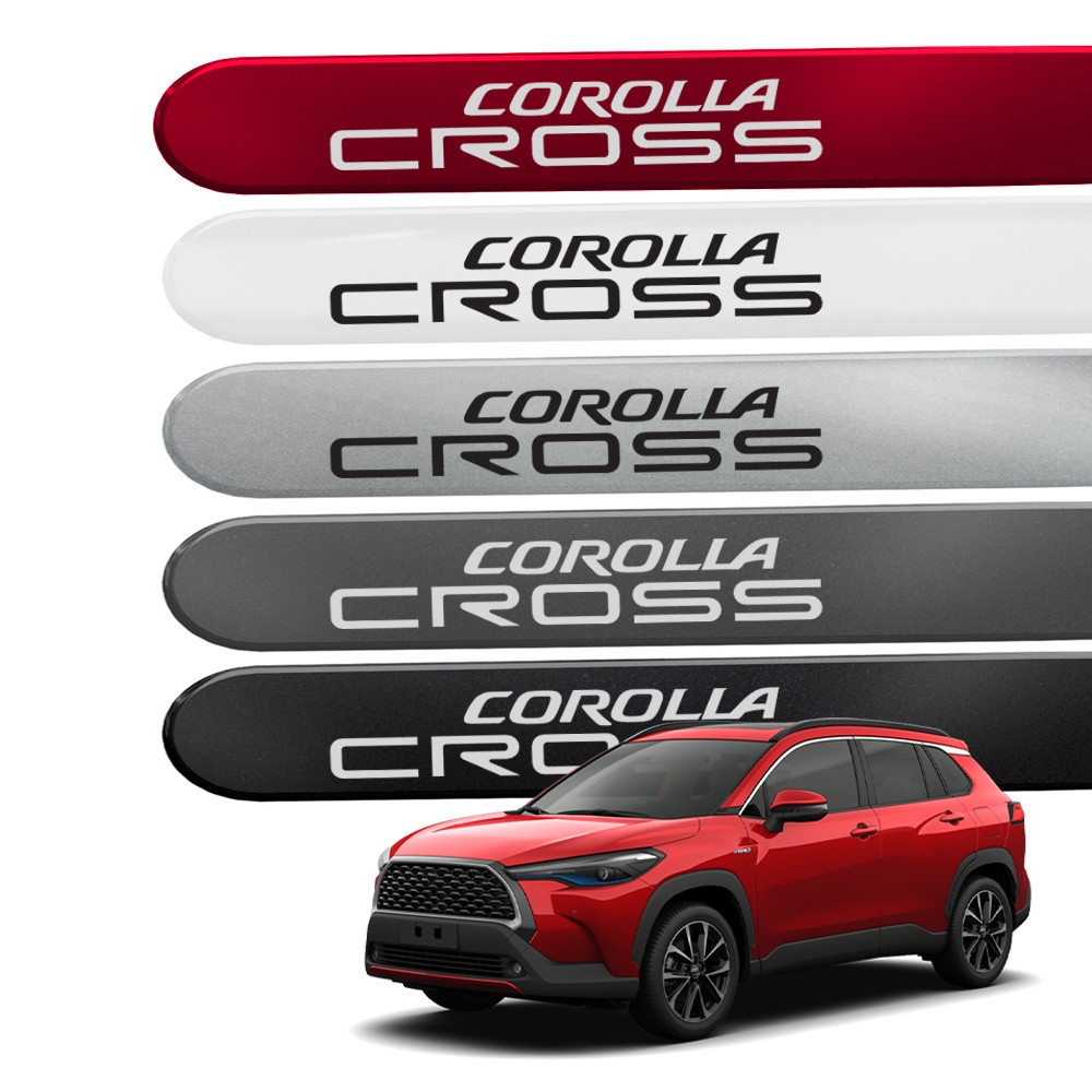 Friso Lateral Corolla Cross 2021 a 2025 Ponta Redondo Cor Original e ...