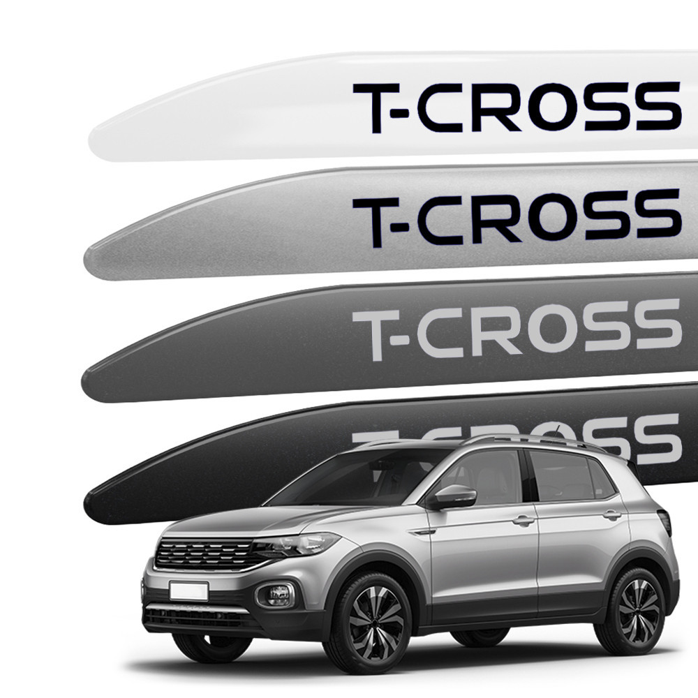 Friso Lateral T-Cross 2019 a 2025 Ponta Facao Cor Original e com Grafia ...