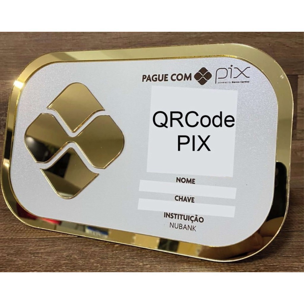 placa pix modelo 1 placa de sinalização pix | Shopee Brasil