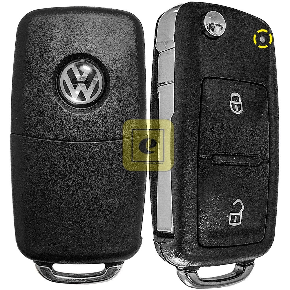 Carcaça Chave Canivete Amarok Saveiro G6 G7 2 Botões | Shopee Brasil