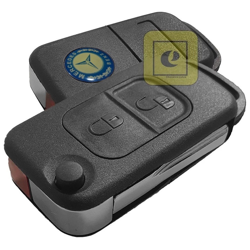 Chave Canivete Mercedes 2 Botões - Classe A (oca) | Shopee Brasil