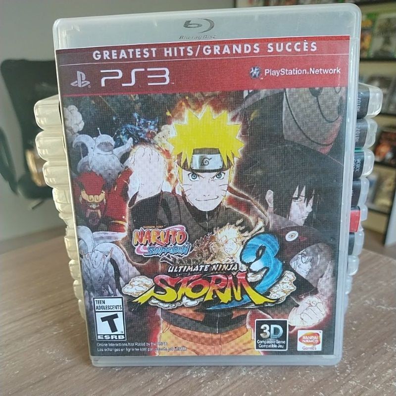 Naruto Shippuden Ultimate Ninja Storm 3 Ps3 mídia física original ...