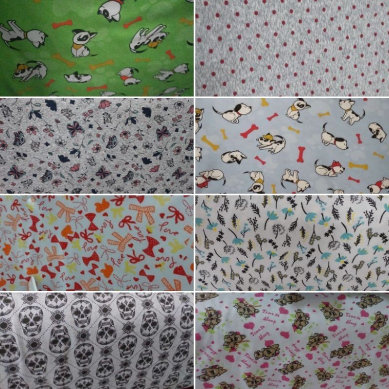 Tecido Malha PV Estampada 1m X 1,80m de largura | Shopee Brasil