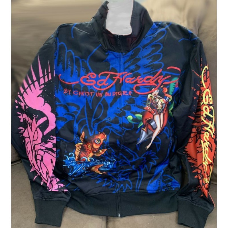 Jaqueta Ed hardy symbols | Shopee Brasil