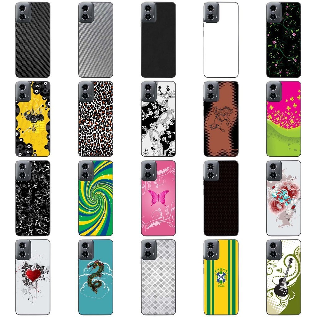 Capa Adesivo Skin349 a 368 Verso Para Motorola Moto G34 5G | Shopee Brasil