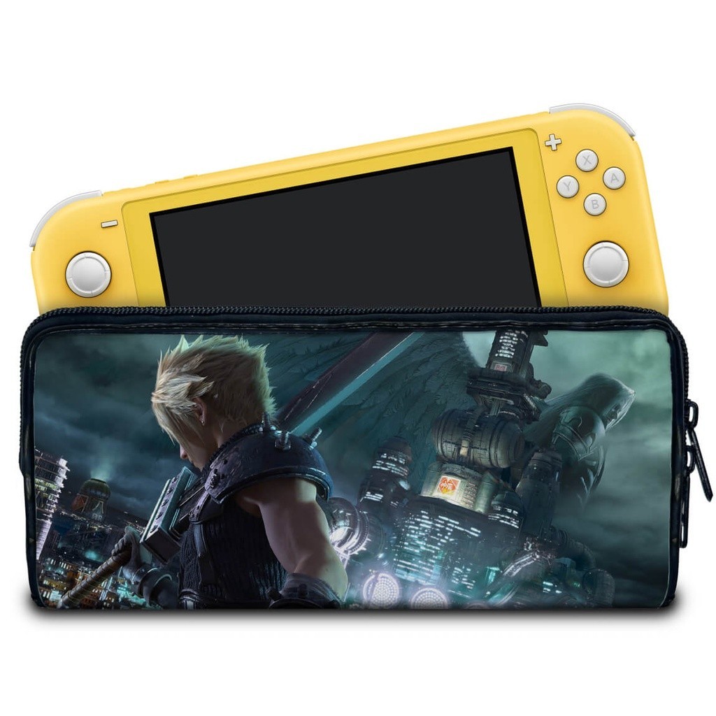 Case Nintendo Switch Lite Bolsa Estojo Final Fantasy Vii Remake