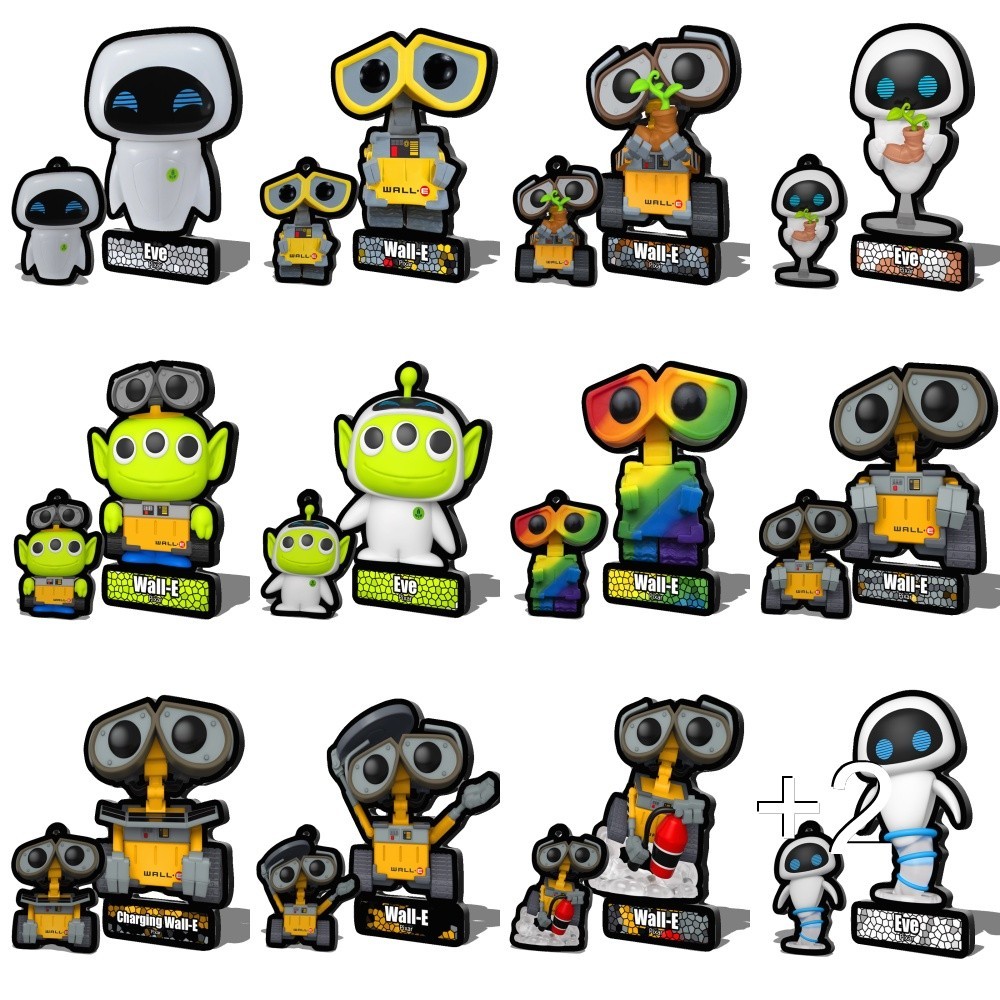 Totem + Chaveiro Wall-E em Plástico Alta Qualidade Boneco Decoração ...