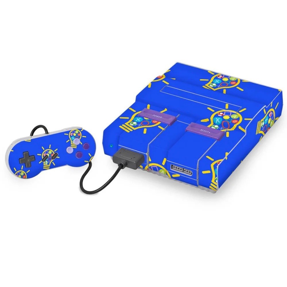 Skin Para Super Nintendo Adesivo Personalizada Pop Arte Skins
