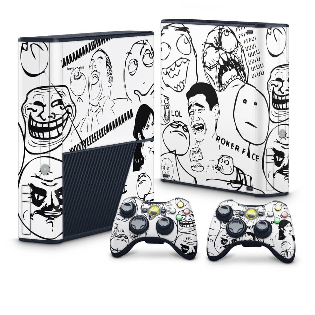 Skin Adesivo Xbox 360 Super Slim - Memes | Shopee Brasil