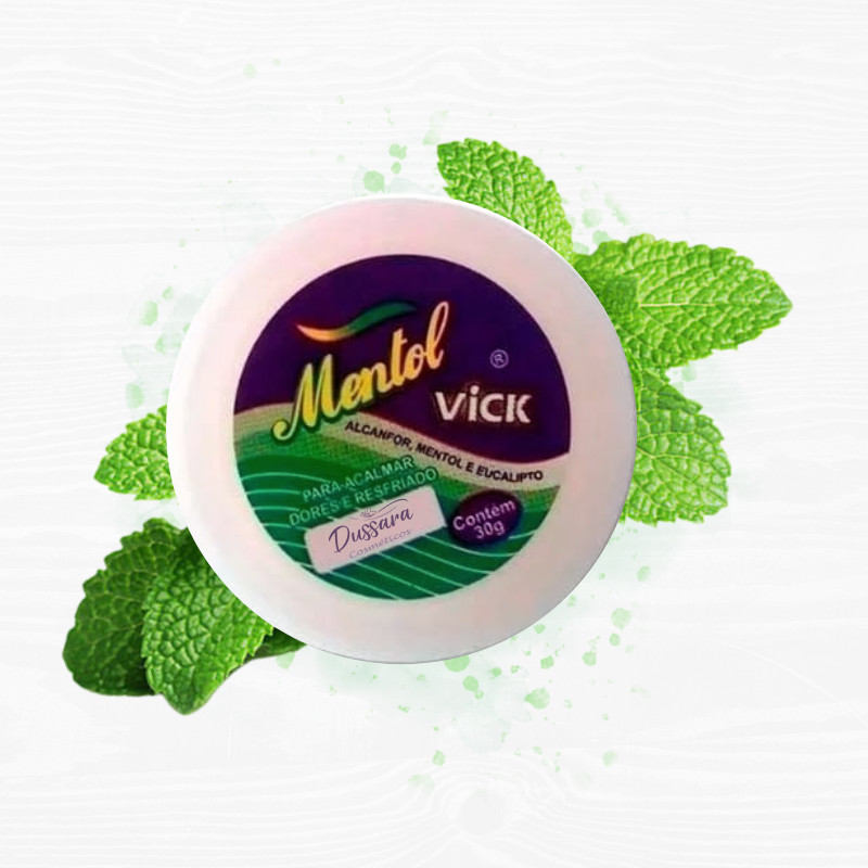 Pomada Mentol Vick - 30g - (Alivia Gripes e Resfriados) | Shopee Brasil