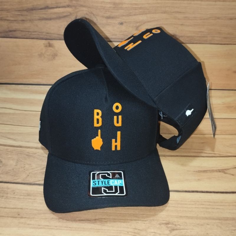 Boné BuH Masculino Feminino Lançamento Aba Curva Bordado Snapback ...